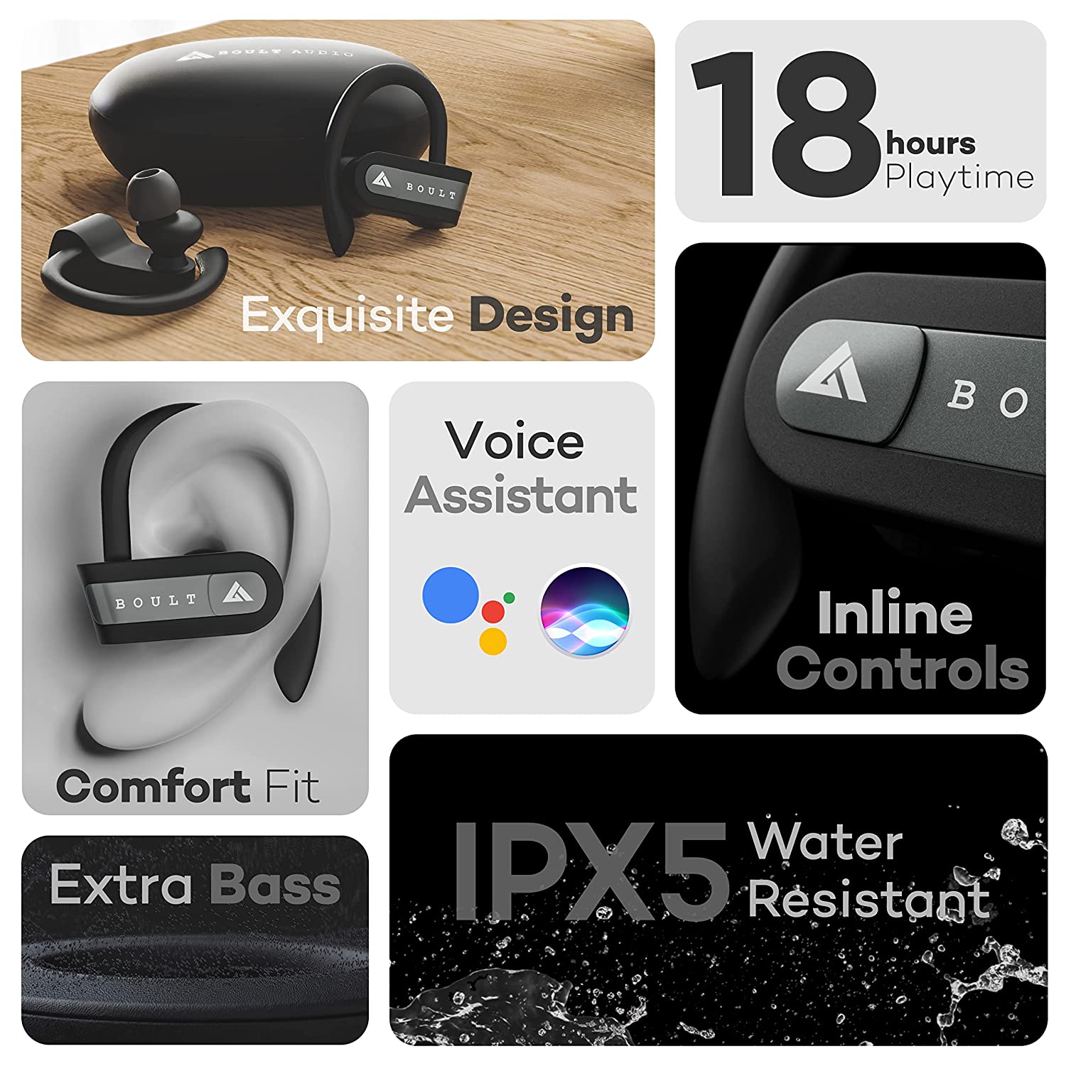 Boult TWS Earbuds - universal deals